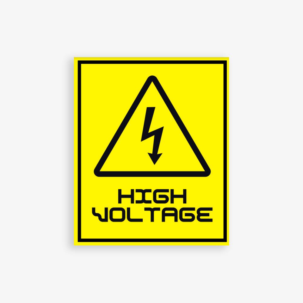 High Voltage Sticker | Fellten